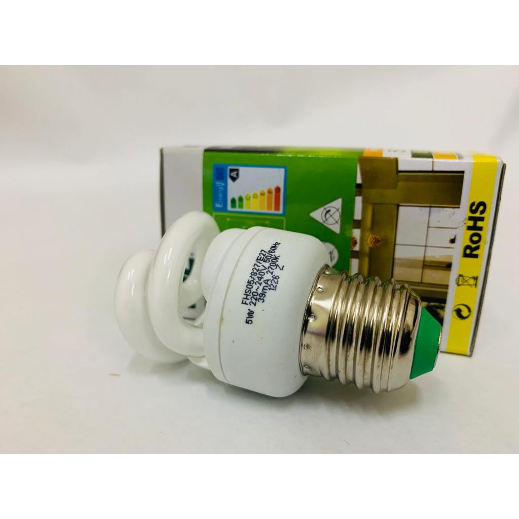 NVC 5W E27 Spiral Tube Warmwhite (High Quality) | Shopee Malaysia
