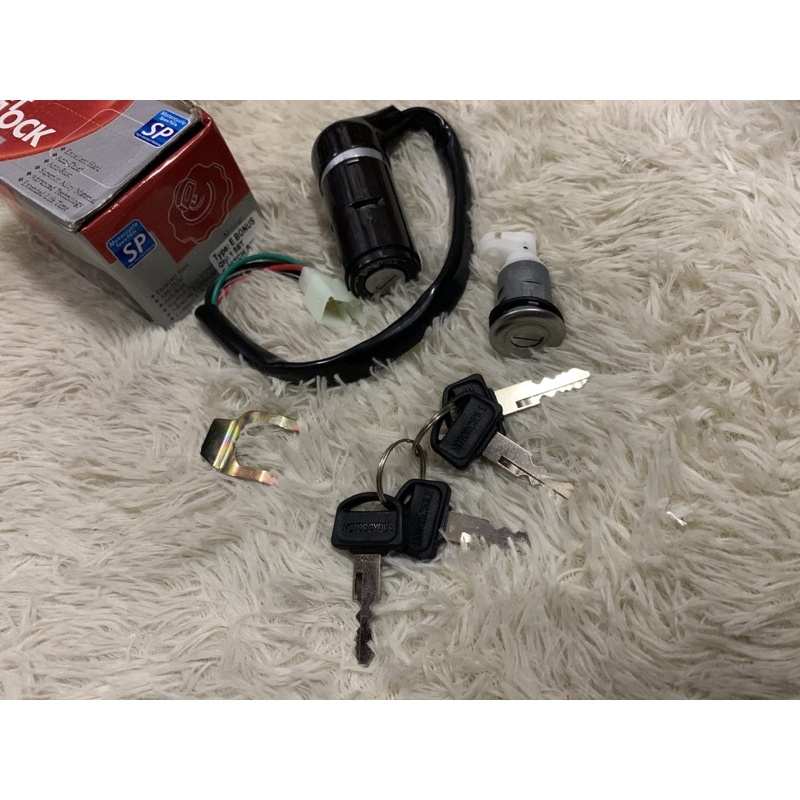 SYM EBonus E Bonus 110 Key Set Main Switch Kunci Suis Complete Set 100% ...