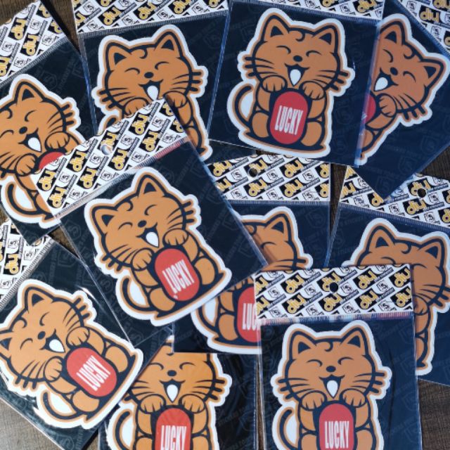 🐱🐱LUCKY CAT CAR STICKERS 🐱🐱 | Shopee Malaysia