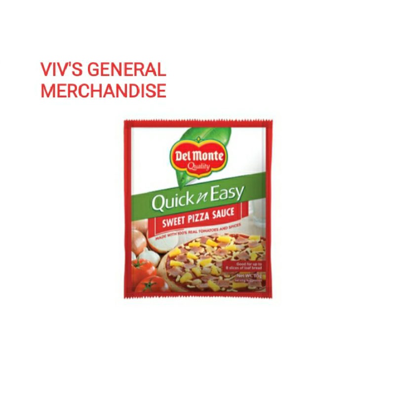 Del Monte Quick n Easy Sweet Pizza Sauce ( 115g ) | Shopee Malaysia