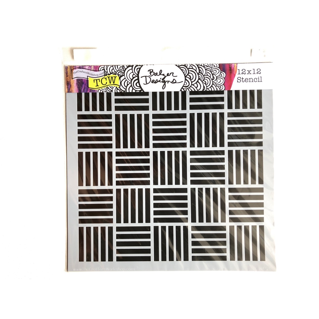 Mod Checkerboard, 12x12 Stencils (Balzer Designs) | Shopee Malaysia