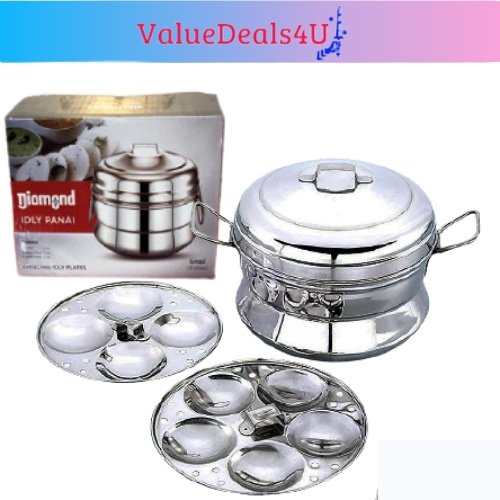 [Support Gas/Induction Stove] DIAMOND PREMIUM 9 Idly Stainless Steel ...