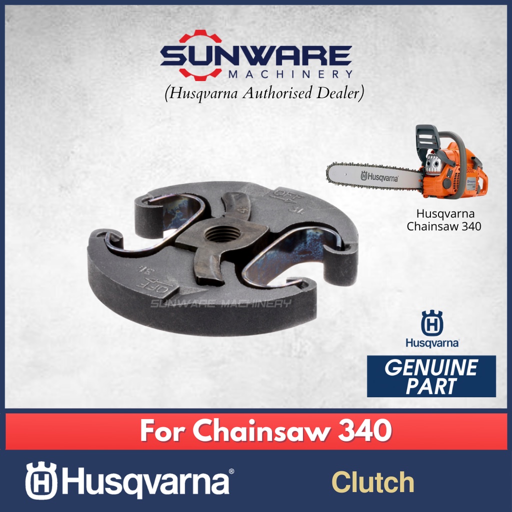 HUSQVARNA 340 Chainsaw - Clutch Assy (Original Spare Part) | Shopee ...