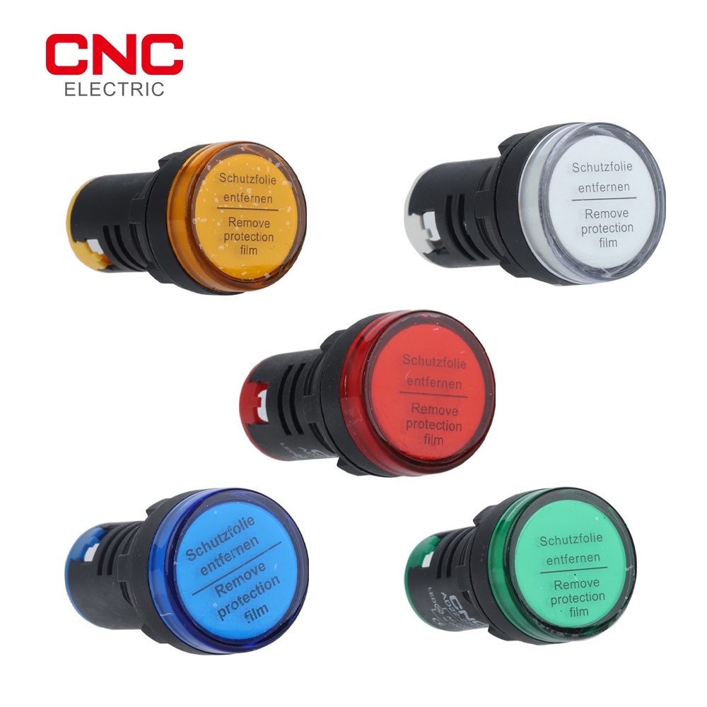 CNC AD22-22DS 30mm Panel Mount LED Power Electronic Indicator Pilot 5 ...
