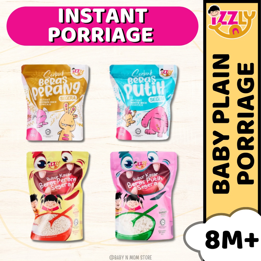 IZZLY Baby Porridge / Bubur Bayi 30 Saat Sesuai Untuk 6 Bulan Ke Atas ...
