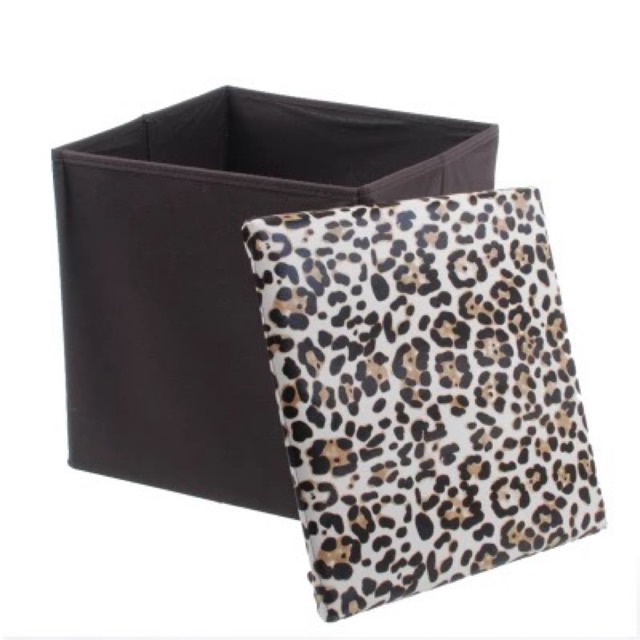 Square storage stool chair storage box | Shopee Malaysia