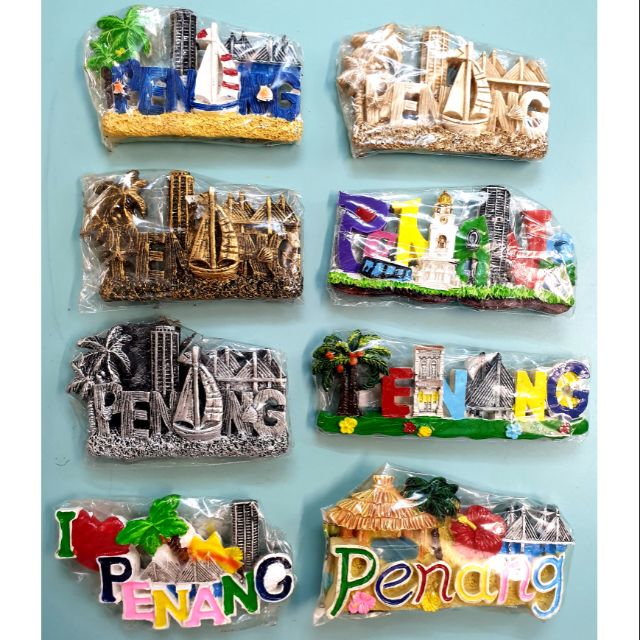 Penang Attraction Souvenir 3D Fridge Magnet Collection 💖Ready Stock💖 ...