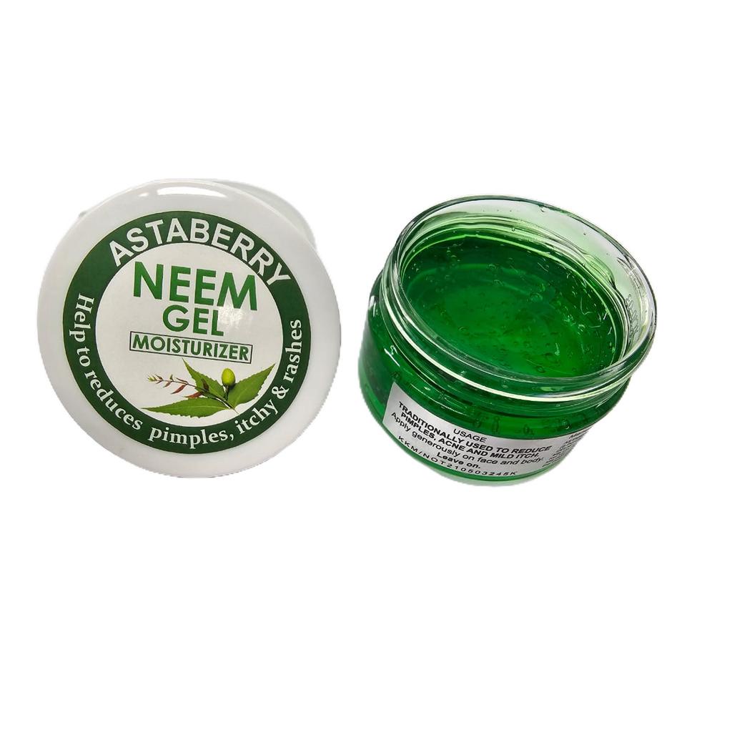 Astaberry Neem Gel 50g (Acne/ Pigmentations/ Dark circles) | Shopee ...