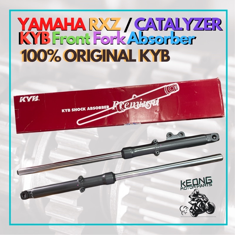 YAMAHA RXZ / CATALYZER KAYABA KYB Front Absorber ( Damper / Fork ) 100% KYB Warna Grey | Shopee ...