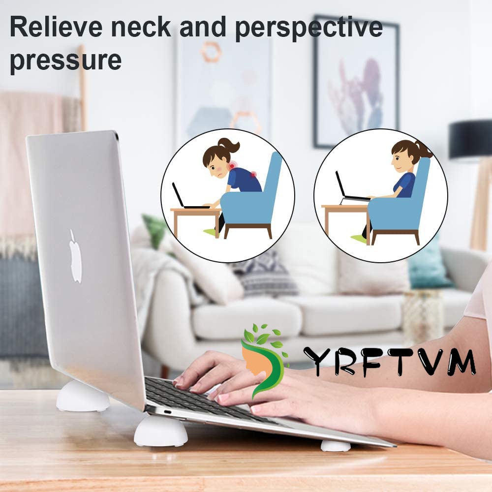 4pcs/set Portable Silicone Notebook Tablet PC Cooling Feet Laptop ...