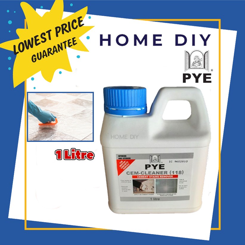 PYE 1L CEM-Cleaner 118/ Cement Remover | Shopee Malaysia