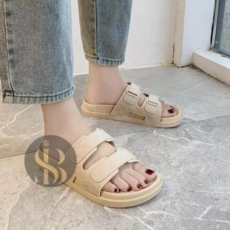 Mox-23 3.3 SHARON Korean Women's Jelly Flat Sandals Balance 1962 - A1 ...