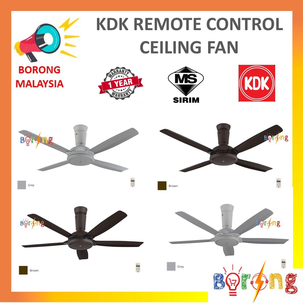 KDK 56'' REMOTE CONTROL CEILING FAN | Shopee Malaysia