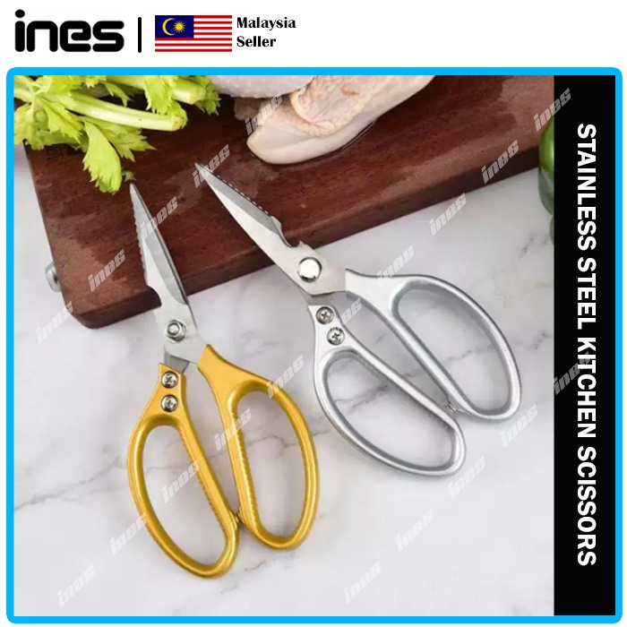 SK5 Made In Japan Heavy Duty Multifunction Stainless Steel Kitchen Scissors / Gunting Dapur ...