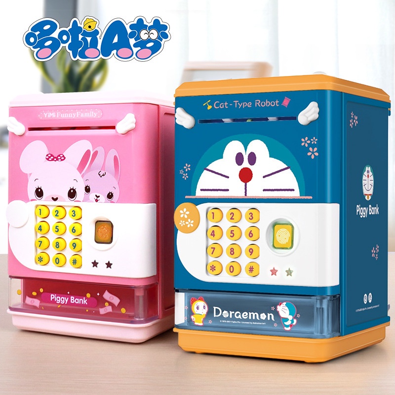 Yimi Money Cute Saving Box Piggy Bank Coin Box for Kids - Doraemon ...