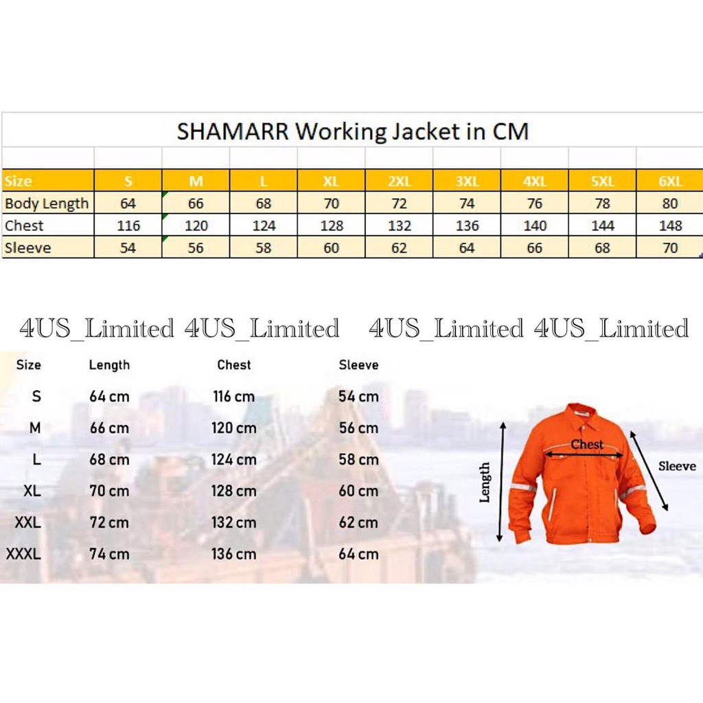 SHAMARR FIRE RETARDANT WORKING JACKET NFPA2112 (FR) -PPE SAFETY WORKING ...