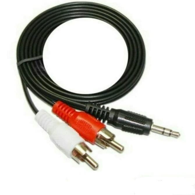 Sky hub Audio Cable 2 to1 RCA2 speaker Connector gold pated 3m | Shopee ...
