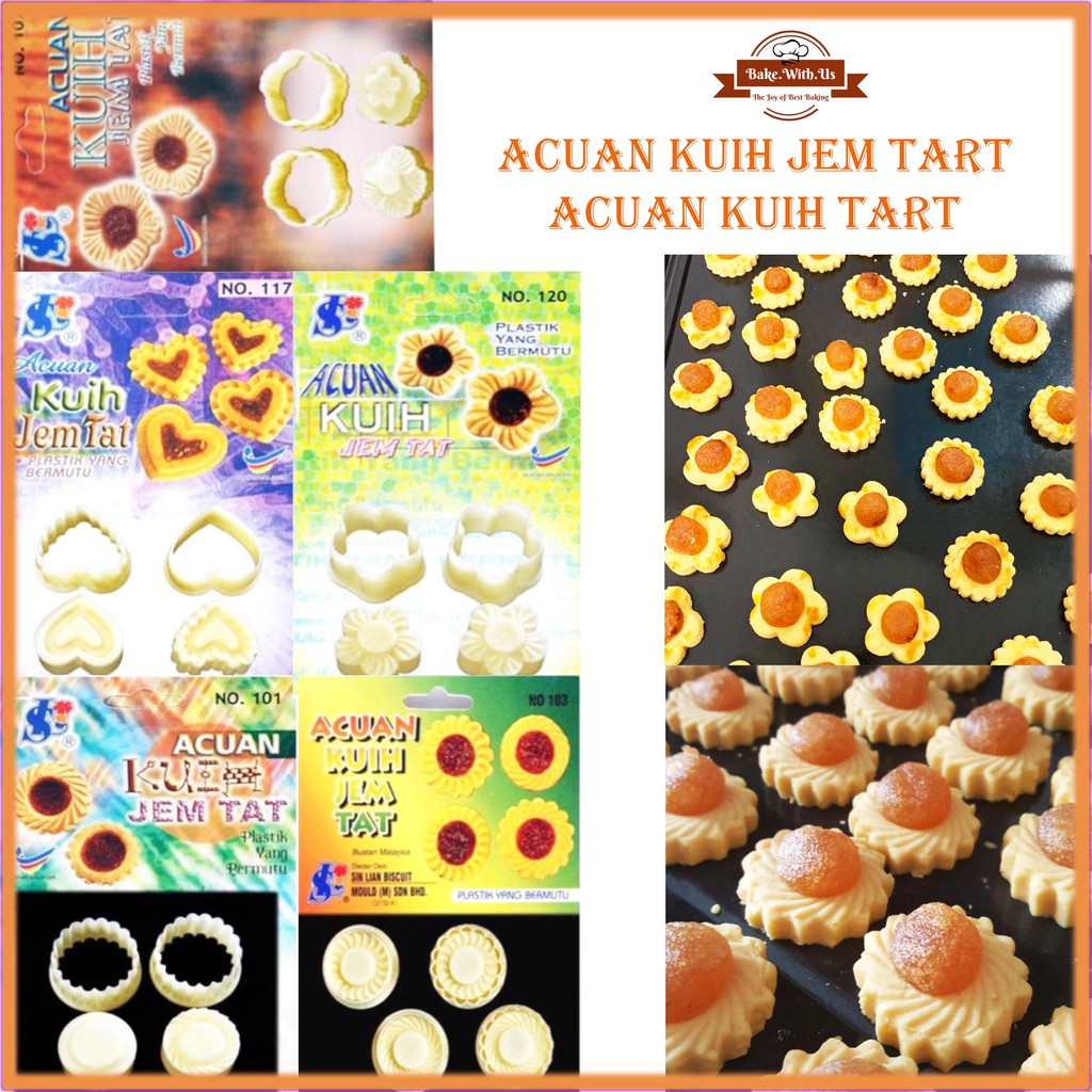 Acuan Kuih Jem Tart (5 types) / Acuan Kuih Tart | Shopee Malaysia