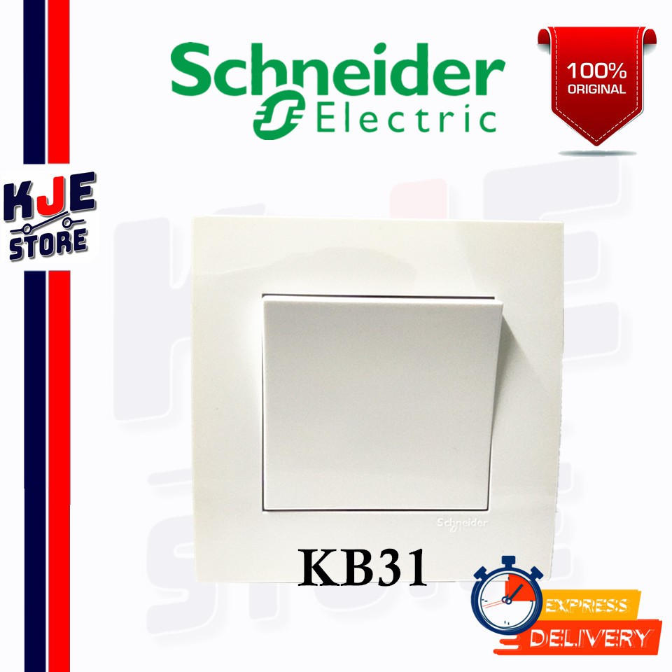 SCHNEIDER KB31 10A 250V 1 Gang 2 Way Switch [Ready Stock] | Shopee Malaysia