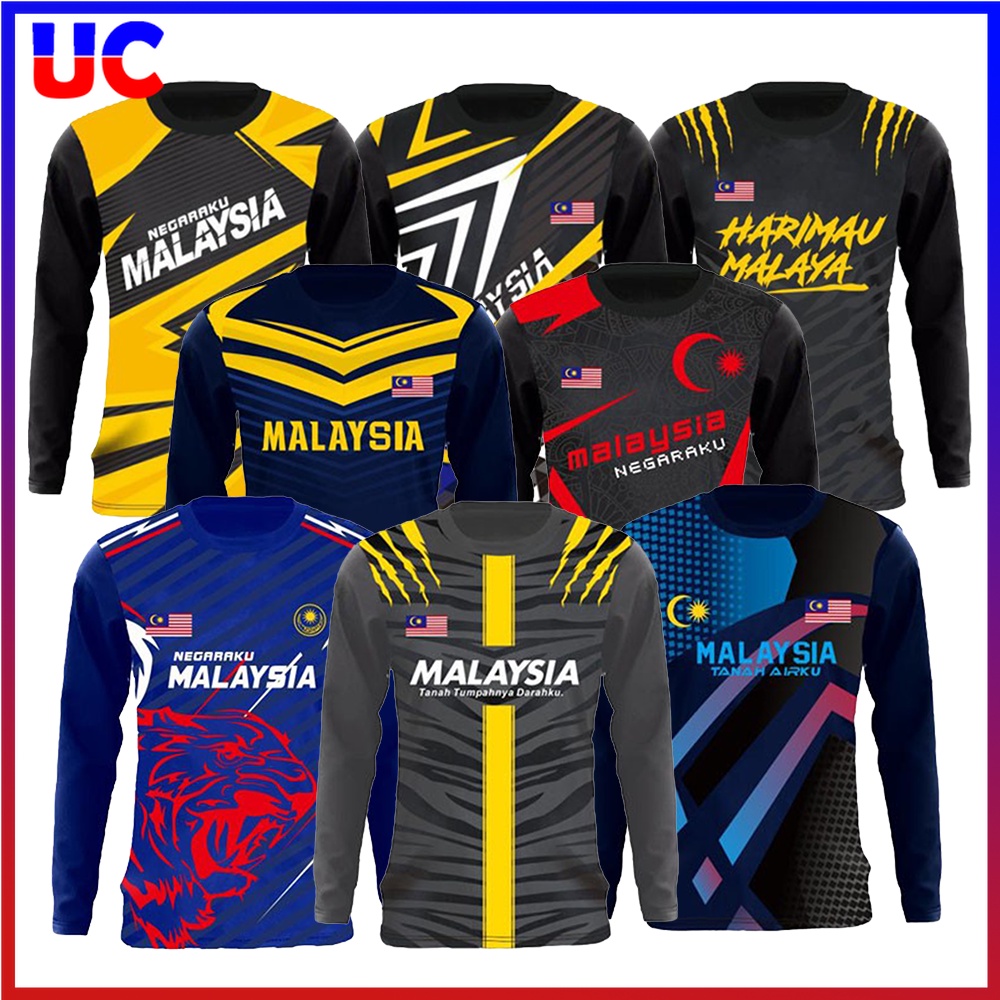 UC_ ( HARGA BORONG MURAH WHOLESALE ) JERSEY MALAYSIA ROUND NECK LENGAN ...