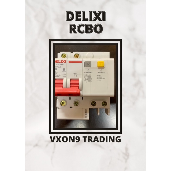 Delixi DZ47sLE Residual Current Circuit Breaker With Over & Short Current Leakage Protection ...
