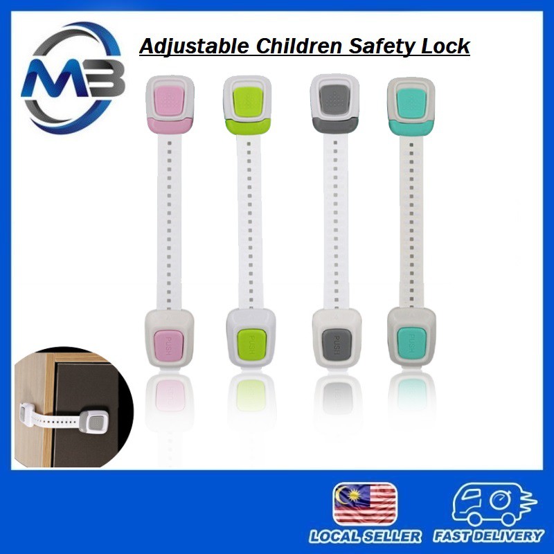 Adjustable Length Baby Safety Locker Baby Safety lock child drawer lock ...