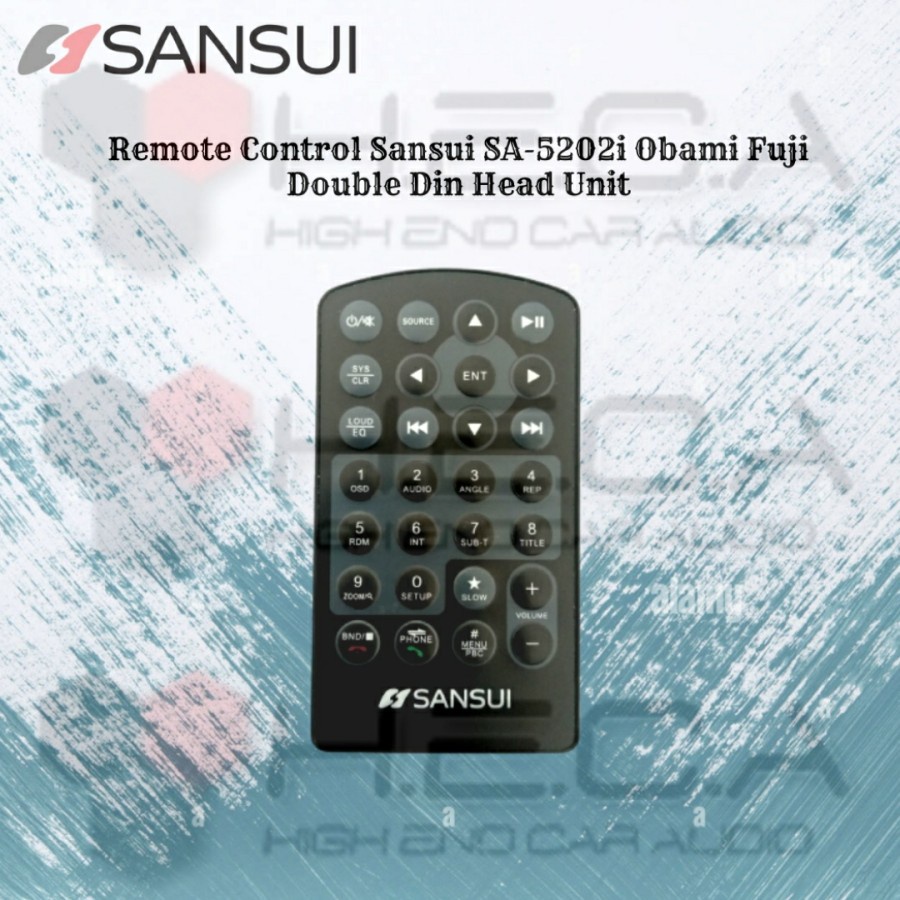 Remote Control Sansui SA-5202i Obami Fuji Double din Head Unit | Shopee ...