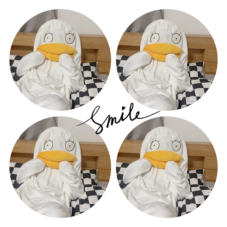 Anime Gintama Elizabeth Duck Nightgown Bathrobe Flannel Blanket Unisex ...