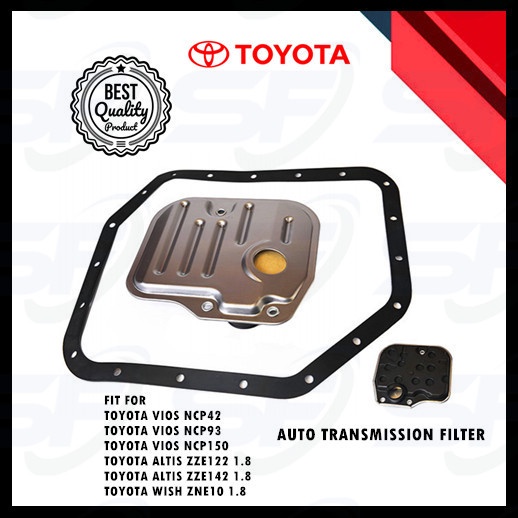 TOYOTA VIOS NCP93 NCP42 NCP150 ALTIS 1.8 ZZE122 ZZE142 WISH 1.8 ZNE10 AUTO TRANSMISSION FILTER ...