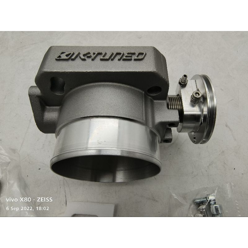 K-Tuned 72mm Cast Throttle Body Dual PRB/RBC Bolt Pattern K20 RSX Type ...