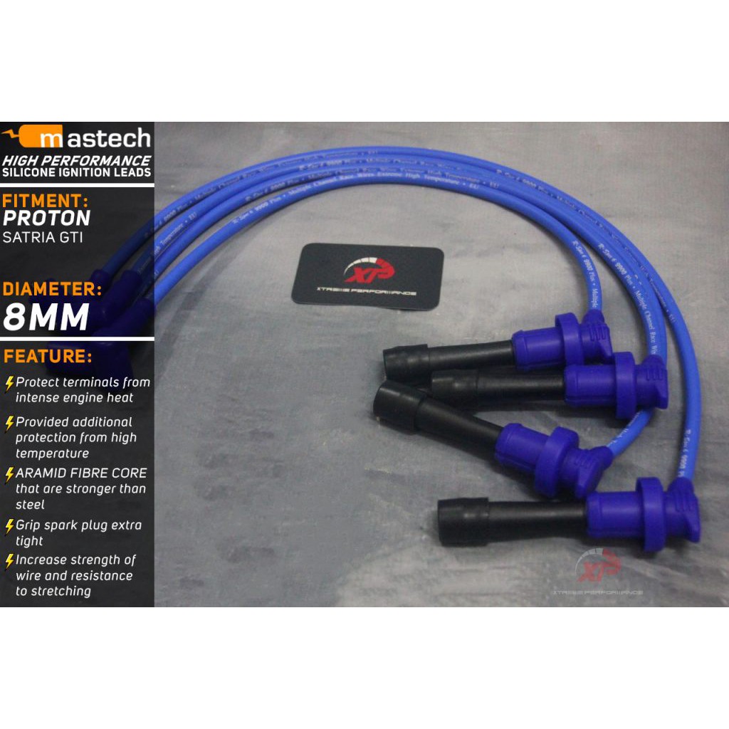 ORIGINAL READY STOCK MASTECH 8MM PERFORMANCE PLUG CABLE FOR PROTON ...