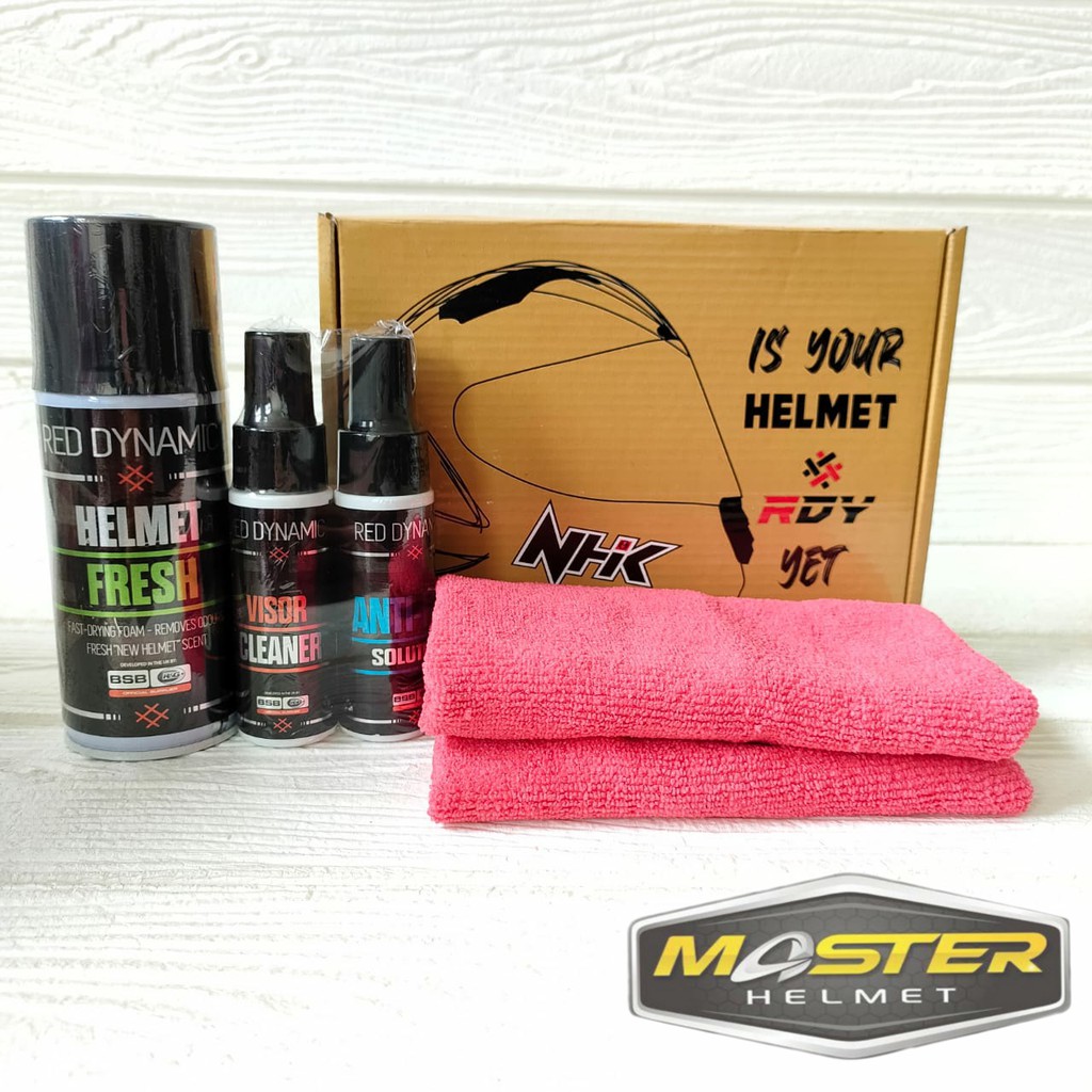 Helmet CLEANING PACKAGE / CLEANER | Glossy | Helmet CARE | Shopee Malaysia