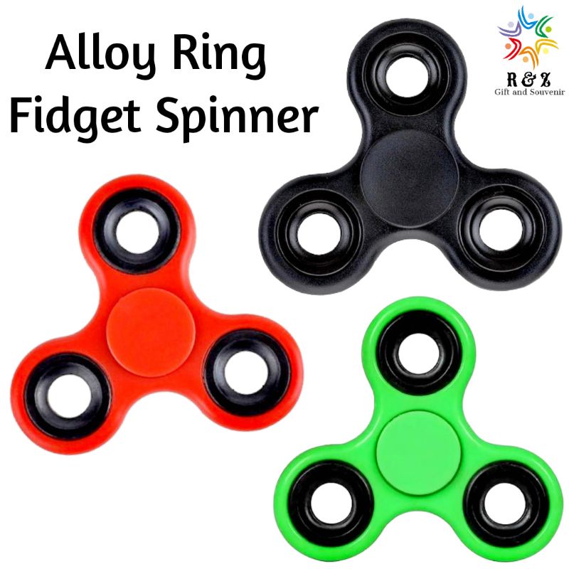Fidget Spinner Metal Ring / Gyro Fidget Spinner / Tri Fingertip Spinner ...
