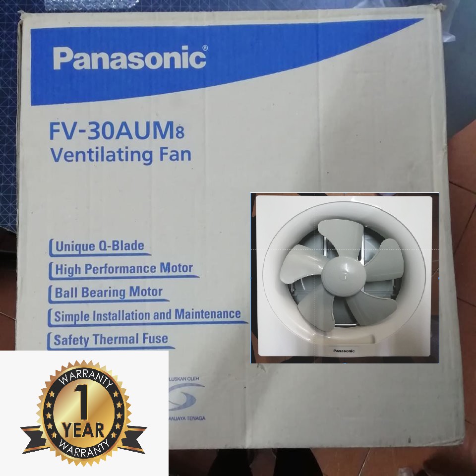 PANASONIC 12" FV-30AUM8 VENTILATING FAN EXHAUST AIR EJECTOR FAN【1 YEAR ...
