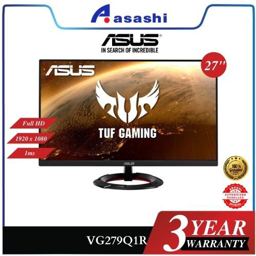 Asus TUF VG279Q1R IPS 144Hz 1ms MPRT FHD Gaming Monitor (=DP 1.2x1,Aux ...