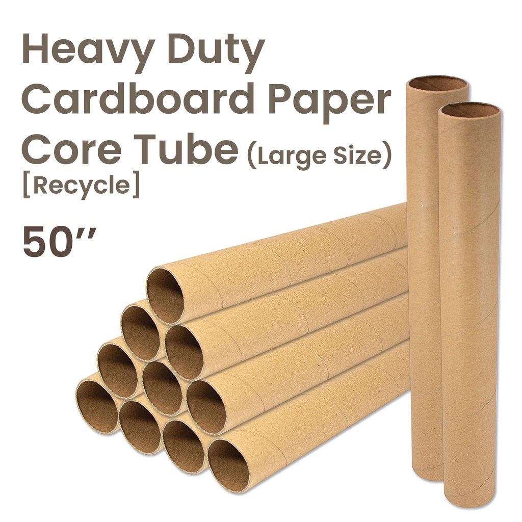 Heavy Duty Cardboard Paper Core Tube / Silinder Keras Hard Brown {Large ...