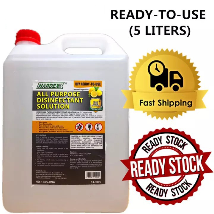 [MURAH] Disinfectant Multi All Purpose DISINFECTANT Solution Ready ...
