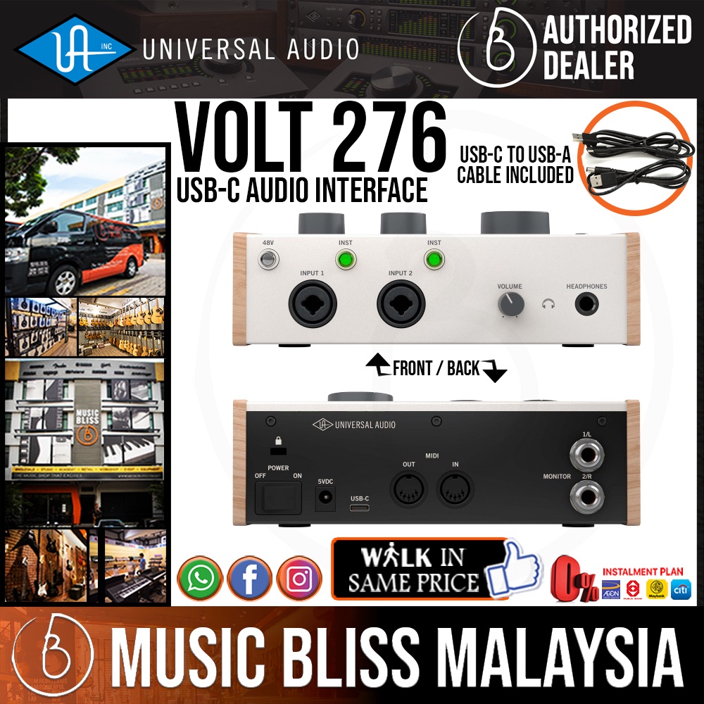 Universal Audio Volt 276 Usb C Audio Interface Volt276 Shopee Malaysia