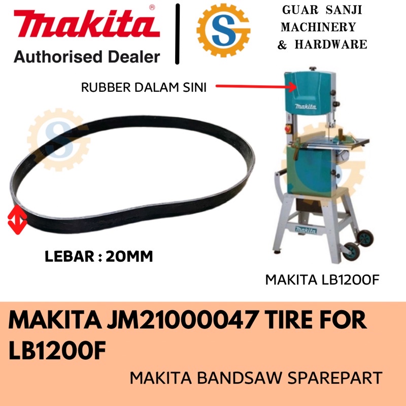 MAKITA JM21000047 TIRE GETAH FOR LB1200F (20MM) | Shopee Malaysia