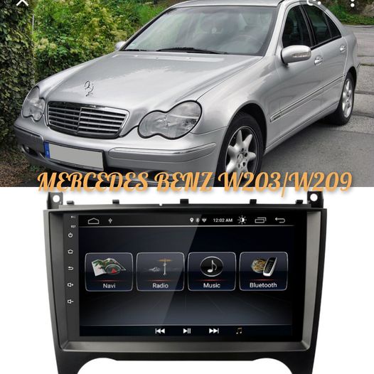 MERCEDES-BENZ W203/W209 2 DOOR 2003-2012 Android 9" Player + Casing ...