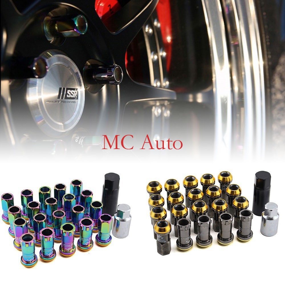 【High Quality】R40 Racing Composite Steel Lock Rim Nut With Anti Theft ...