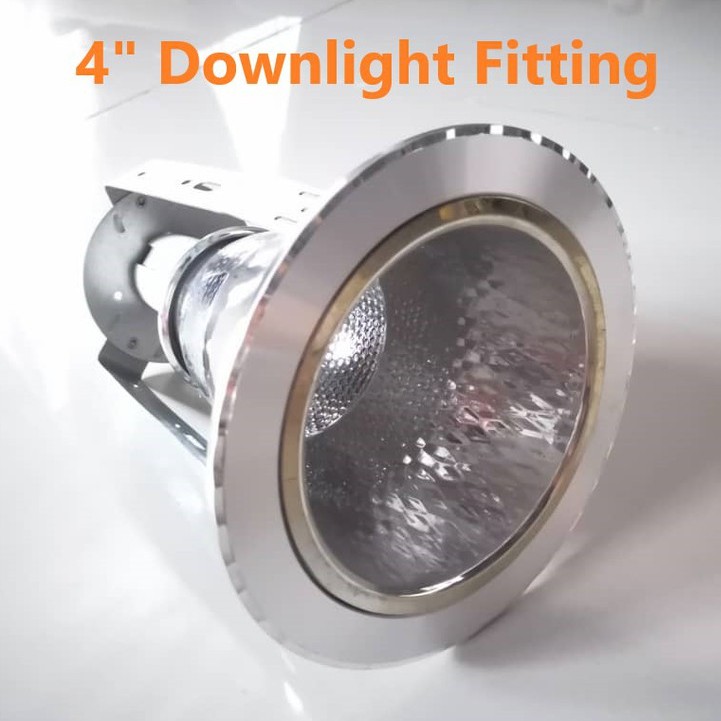🔥BEST PRICE + READY STOCK🔥 4-Inch(") PLC / PLCE Downlight Fitting Round ...