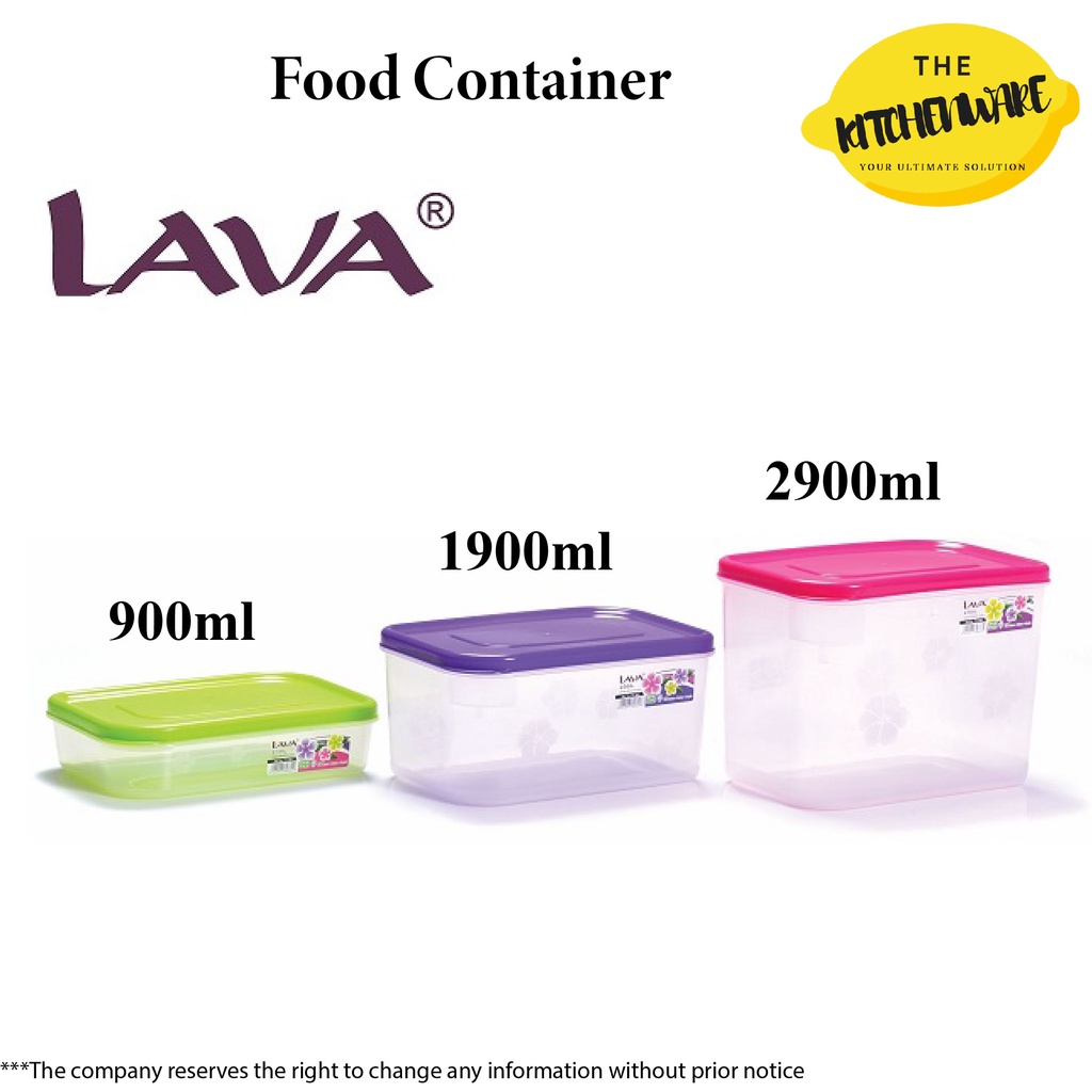 LAVA Multipurpose Container / Bekas / Tupperware / Food Container ...