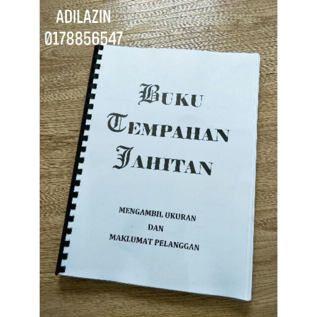 Buku Tempahan Untuk Tukang jahit | Shopee Malaysia