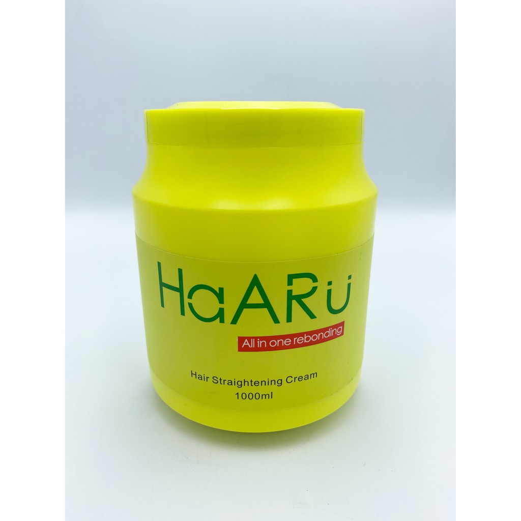 HAARU All in One 1 Step Professional Hair Straightening Rebonding Cream ...