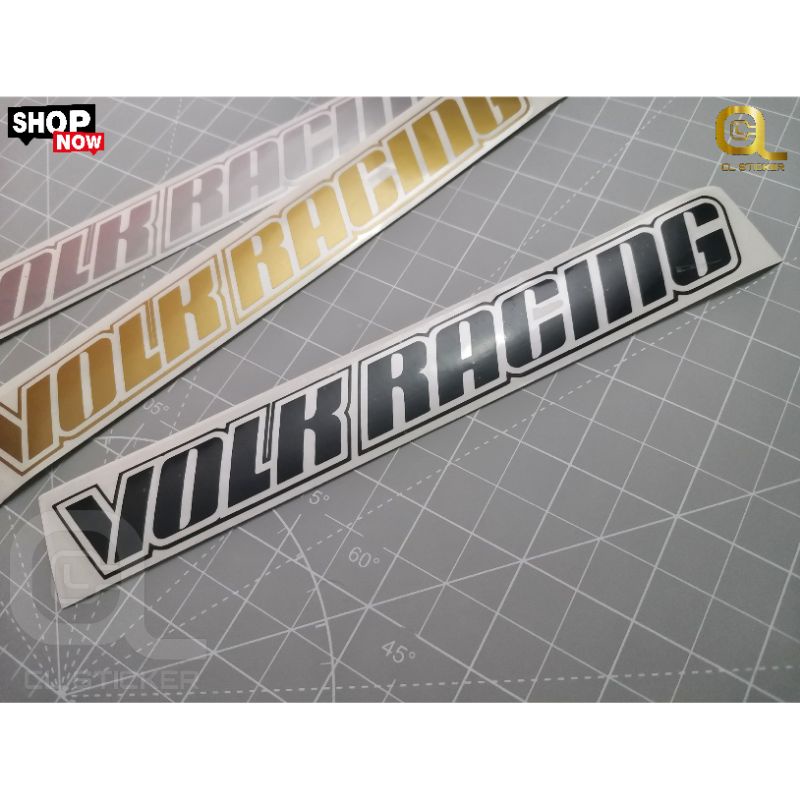 Volk Racing Logo Vinyl Sticker | Shopee Malaysia