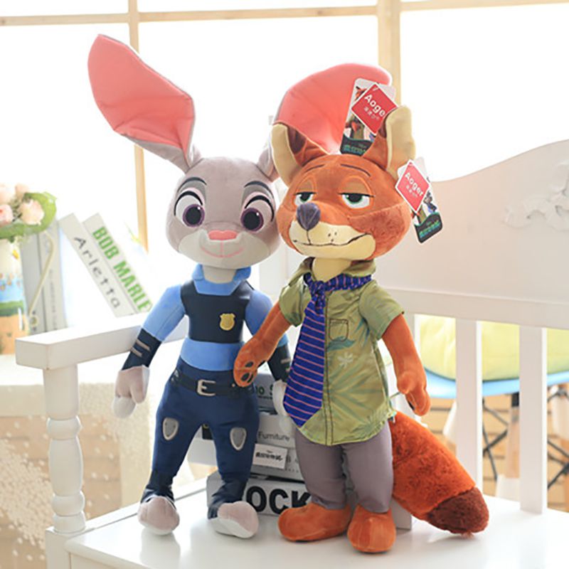 Judy Zootopia/zootropolis Hopps And Nick Wilde Plush Toy Ideal Kids For ...