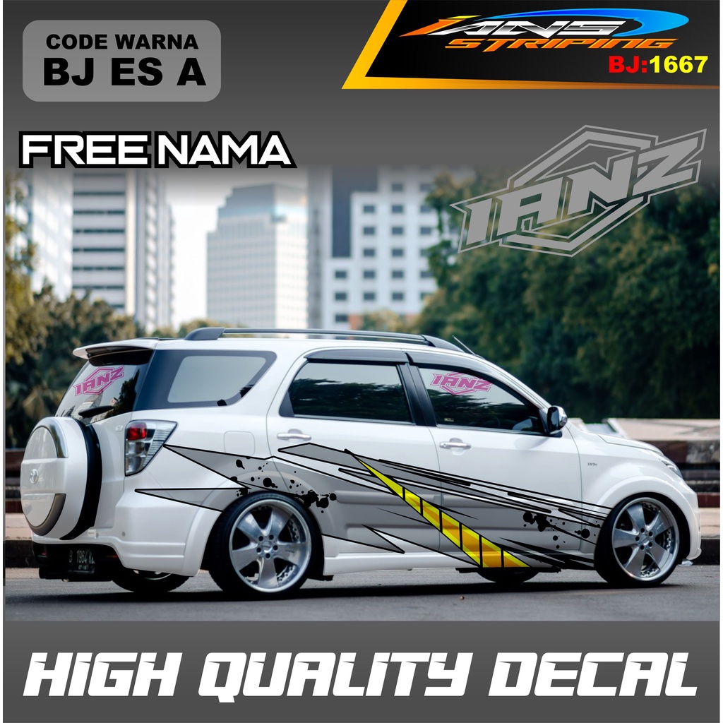 Avanza Car STICKER/AVANZA XENIA INNOVA Car STICKER DECAL Variation ...