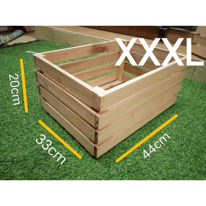 CRATES BOX / PINE BOX / WOODEN STORAGE BOX / KOTAK KAYU / VASE ...