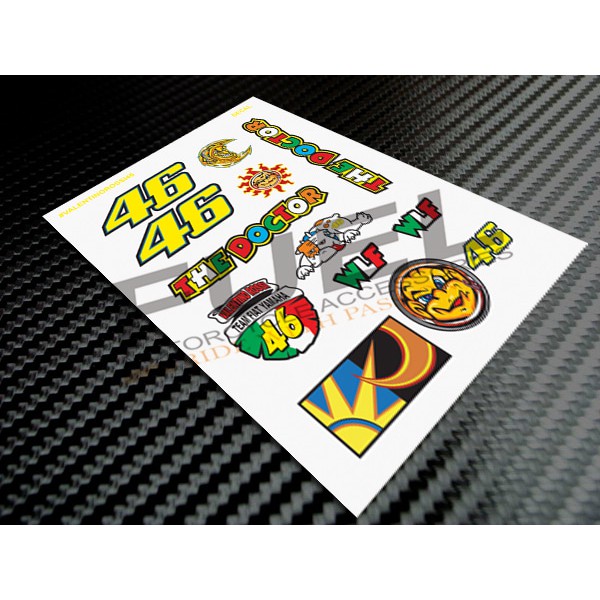 LORENZO Motogp Racer Sticker Decal Set (Rossi, Marquez, Lorenenzo, Devi ...